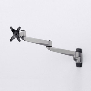 ■アーム関節が2箇所のタイプです■壁面へ取り付けるタイプです。液晶ディスプレイ・TVなどの取付けに最適です■映像の鑑賞はもとより、オフィスの案内掲示用、病室などの液晶TVの設置などにも使用できます■VESA規格の取付け部に対応しています(7...