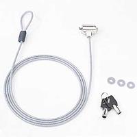 ■錠とワイヤーが一体型なので、邪魔になりません。■取り付けの際、緩みが生じる場合は、付属のスペーサーを使用してしっかり取り付けが出来ます。SL31内容物　　　　　　本体×1、鍵×2、スペーサー×3(厚み3種類、各1個) ワイヤー長　　　　2...