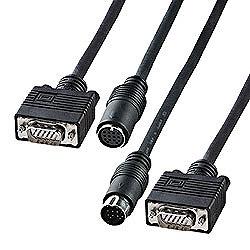 ■工事配線用ケーブルです■DINコネクタで中継できる2本1組のケーブル■複合同軸ケーブル■金メッキpinを採用KCK100カラーブラック ケーブル長9.5m+0.5m ケーブル直径6.7mm DIN14pinコネクタ直径20mmコネクタ形状...