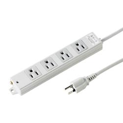 ■電源ライン間、電源-アース間両方に耐サージ機能を搭載■熱に強い二重構造ケース■トラッキング火災予防に有効な絶縁キャップ付き■RoHS 指令に準拠TAPK4NSP3カラー ：ホワイトサイズ ：W239×D43.5×H26mm電源コード ：3...