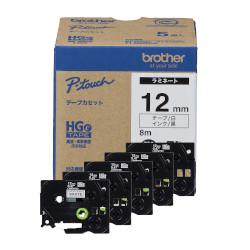 【対応機種】PT-P900W・PT-P950NWHGE231V【対象機種】PT-9800PCN・PT-9700PC・PT-9500pc・RL-700Sテープ色：白文字：黒ラベル幅：12mmラベルの長さ：8m本数：5本パックHGe対応ピータッ...