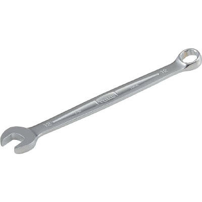 ■スパナのスピードとめがねレンチの強さを兼ね備えており、仮締めをスパナ側で、本締めはめがね側でというように1本2役の機能工具です。■めがね部の柄の曲がり角度15°です。■モデルチェンジで、さらに使いやすくなった手に馴染む柔らかい曲線デザイン...