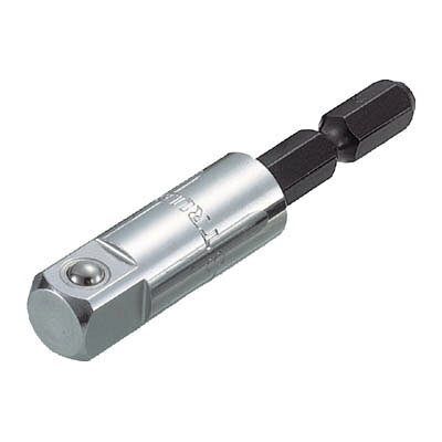 ■電動ドライバーなどに取り付けて手動用ソケットが使用できます。■6角シャンク部(6.35mm)は、圧入式で強力です。(TEAD-2は一体物です)TEAD4●全長(mm):66●軸寸法(mm):6.35●差込角(mm):12.70※メーカーの...