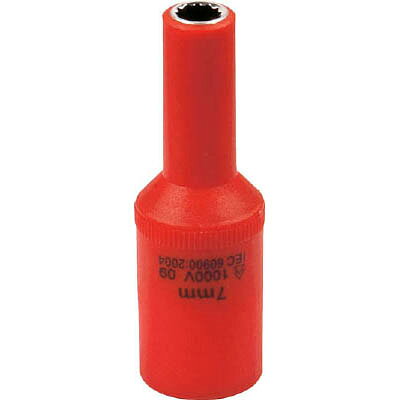 ■IEC60900規格品です。■成型樹脂の絶縁被膜により今までにない被膜の薄さを実現しました。OLC652007A●全長(mm):72●二面幅寸法(mm):7●差込角(mm):9.5注意金属部は絶縁されておりません。※メーカーの都合により、...