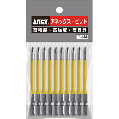 ■段付タイプです。■カラーで先端サイズの見分けが簡単です。AC16M282●全長(mm):82●塗装色:黄●刃先:[[(+)]]2材質仕上・クロムモリブデンバナジウム鋼※メーカーの都合により、パッケージ・仕様等は予告なく変更になる場合がござ...