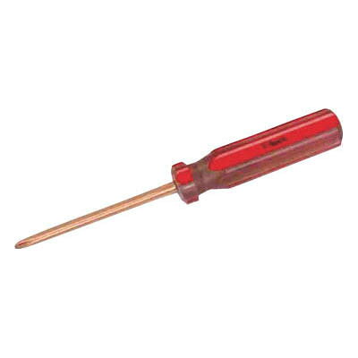 ■摩擦や衝撃を加えても火花が出ない工具です。■無発火性の他、非磁性や耐蝕性にも優れています。■米国認定機関 FM Approvals認定取得済みです。CBD175●軸長(mm):75●刃先:[[(+)]]No.1●全長(mm):153材質仕...