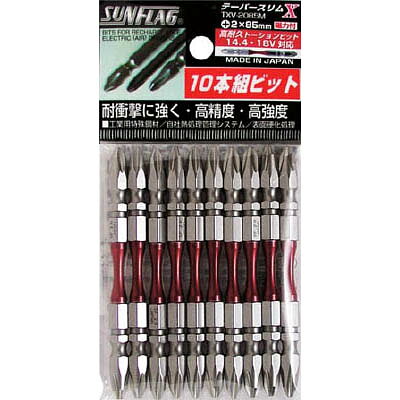 ■当社オリジナルのトーション加工で、左右の回転トルクを吸収する事により、先端の耐久性を大幅にアップしています。■先端がスリム形状で、ねじ頭が見やすく作業効率が上がります。■特殊先端形状にて、回転時の浮き上がり現象(カムアウト)を軽減していま...