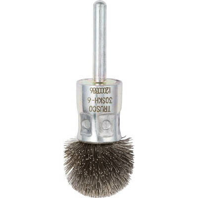 ■底面方向および、側面方向同時に研磨できます。■自動機、ボール盤など、回転工具に取り付けて使用します。30SKH6●線径(mm):0.3●毛材:ステンレス●外径(mm):30●毛丈(mm):25●軸長(mm):35●軸径(mm):6●最高使...
