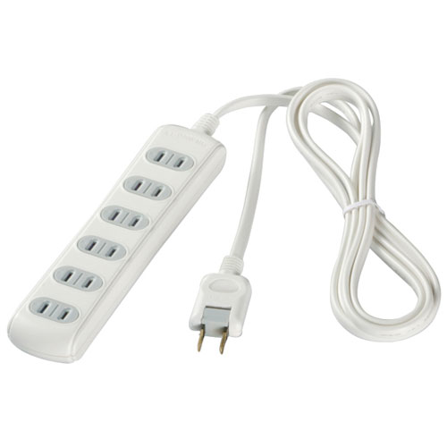 ■2ピン6個口の電源タップ■安全性高いほこり防止シャッター付■スイングプラグで、狭い場所でも壁にピッタリBSTAPSH2630WHコード長：3mアンペア数：15A差込口数：6USBポート数：-プラグ形状：2ピンアース：-ノイズフィルタ：-マ...