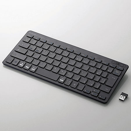 ■一枚板のように美しい最薄部6.5mmの無線薄型ミニキーボード■2.4GHzのワイヤレスキーボード■1円玉サイズのマイクロレシーバーTKFDP098TBKカラー：ブラック有線/無線：無線ケーブル長：-mインターフェース：2.4GHzキー入力...