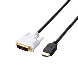 ■DVI端子を装備したパソコンと、HDMI端子を装備したテレビなどを接続するケーブルです。 ■HDMI端子を装備したパソコンと、DVI端子を装備した機器との接続でも使用可能です。 ■シングルリンク専用で、1920dpi×1200dpiまでの...