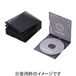 ■厚さ約5mmのスリムタイプのBlu-ray/DVD/CDケースです。■スリムタイプなので、同じスペースでも標準タイプに比べて多くの枚数を収納可能です。■ケース1枚につきディスク2枚を収納可能です。■ケースを並べて収納しても取り出しやすいく...