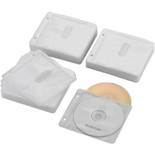 ■ファイリングできる2穴付きですっきり収納。大量のBlu-ray/CD/DVD Discをコンパクトに収納・整理できる2穴付き両面収納タイプの不織布ケース■大量のBlu-ray/CD/DVD Discをコンパクトに収納・整理できる2穴付き不...