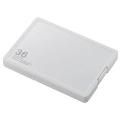 ■SDカード18枚とmicroSDカード18枚を一緒にまとめて収納できるカードケースです。■SDカードとmicroSDカードを重ねることでコンパクトに収納可能です。■microSD→SD変換アダプタも収納可能です。■収納トレーには適度なクッ...