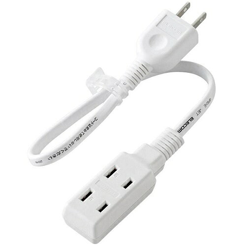 ■持ち運びに便利な超小型3個口タップ■コードをまとめるのに便利なケーブルタイ付き■かばんに入れてもかさばらず、出張など外出に最適TM303WHコード長：0.3mアンペア数：15A差込口数：3口差込方向：上挿しUSBポート数：-口プラグ形状：...