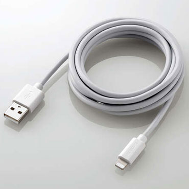 ■Lightningコネクタ搭載のiPhone/iPod/iPadの充電・データ通信ができるUSBケーブル■金メッキピンを採用■3A対応超急速充電MPAUALA20WH種類：ケーブルコネクタ形状　Lightning　USB Aケーブル長：2...