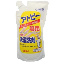 予告なくパッケージが変更になることがございます。予めご了承ください■無リン・蛍光増白材・柔軟剤・漂白剤無配合 アトピー肌、アレルギー肌、敏感肌の方にも優しい低刺激性の衣類の洗濯洗剤です■用途：綿・麻・合成繊維用■液性：アルカリ性■成分：界面...