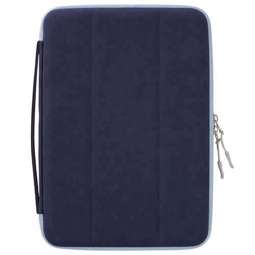 ■開閉しやすいダブルファスナー■落下防止用ゴムバンド付き■持ち運びに便利なハンドル付きSZCFC112001NB材質：EVA、ポリエステルポケット数：-気室数：-収納パソコンサイズ：11.6インチまでのノートPC特徴：衝撃に強い内部寸法：幅...