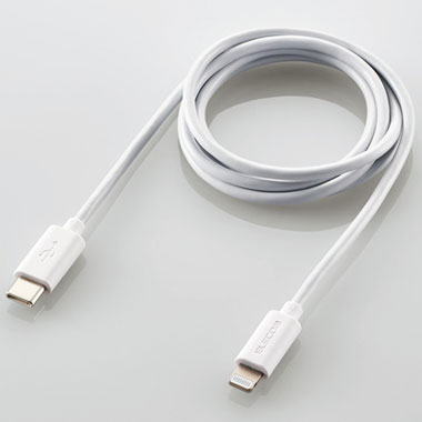 ■家庭用コンセントから充電可能■iPhoneの高速充電に対応■金メッキピンを採用MPACL10WH種類：ケーブルコネクタ形状　Lightning　USB-Cケーブル長：1mメーカー保証：1年質量：-g付属品：充電・データ転送ができるUSB-...