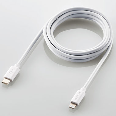 ■Lightningコネクタを搭載したiPhone・iPod・iPadと、USB-Cポートを搭載したパソコンを接続し、充電・データ転送ができるUSB-C to Lightningケーブルです。■※USB-C搭載iPadの充電には対応しており...