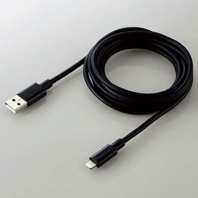 ■断線に強く取り回しやすい■プラグ部分にかかる負担を軽減■家庭用コンセントから充電可能MPAUALPS20BK種類：ケーブルコネクタ形状　Lightning　USB Aケーブル長：2mメーカー保証：1年質量：-g付属品：充電・データ通信が可...