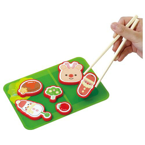 ■人気のお弁当づくりのクリスマスバージョン！商品サイズ : 本体:240×150×7mm、シール:240×150mm、オ弁当箱:190×132mm、箸(長サ):160mm14g材質 : 本体:EVA、シール・オ弁当箱:紙、箸:メラミン1個梱...