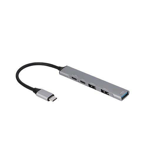 ■PD充電をしつつType-CやType-Aを使用できるアルミニウムハブ■ポート不足に悩むノートパソコンユーザー■耐久性と放熱性を持ち合わせたアルミボディUHC3384GY本体寸法：W102xD18xH8mm重量：23gケーブル長(コネクタ...