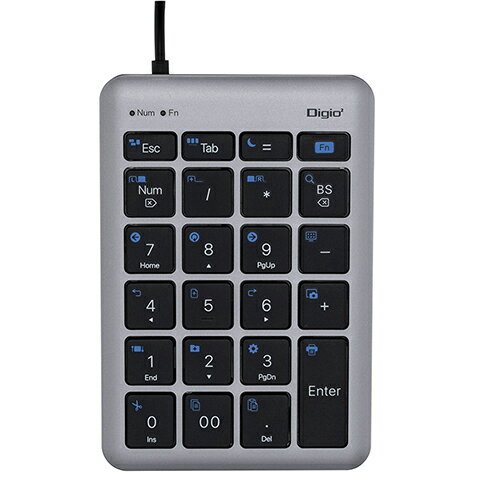 ■キーの組み合わせを覚える必要なし■Windows/Macどちらでも使えます■薄く均等な入力ができるパンタグラフ方式キーTNKSU235GYBK本体寸法：W90×D131×H16mm重量：約85g対応OS：　Windows11/10　mac...