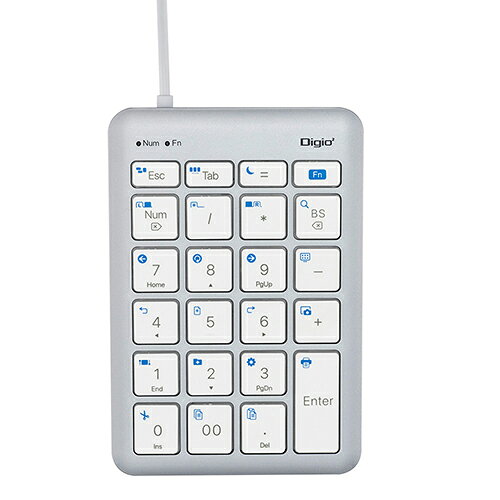 ■キーの組み合わせを覚える必要なし■Windows/Macどちらでも使えます■薄く均等な入力ができるパンタグラフ方式キーTNKSU236SLW本体寸法：W90×D131×H16mm重量：約85g対応OS：　Windows11/10　macO...