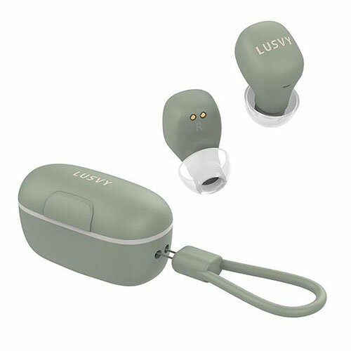 ■イヤホン本体もとても小さく、フィットしやすい形状となっており、耳穴の小さい方や女性にもおすすめです■再生時間はイヤホンのみで約5時間、ケース込みで20時間と、ちょっとした旅行などでも充分な容量で安心です■使い勝手の良いボタンレスのタッチ操...