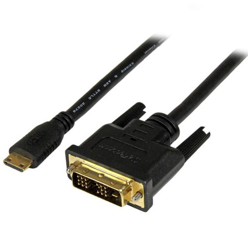 ■1x HDMI Miniコネクタ(オス)■1x DVI-Dオスコネクタ■ブレードシールド+アルミマイラーホイルHDCDVIMM2M種類：ケーブルコネクタ形状　Mini HDMI(19ピン)　DVI-D(19ピン)ケーブル長：2mメーカー保...