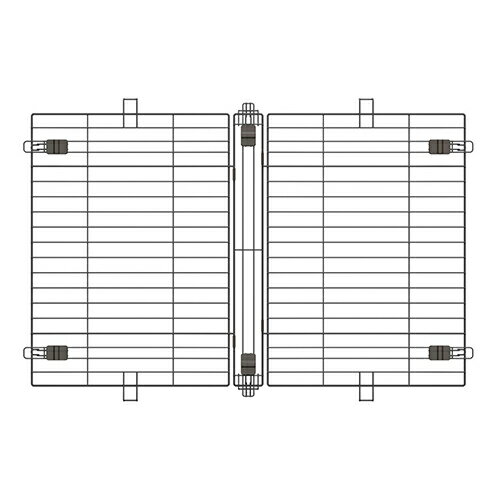 ■取り付けが簡単なウッディサークル専用の屋根です。ウッディサークルに屋根を取り付けることで、留守番時などのペットの飛び出しを防止します。■適合商品：ウッディサークル PWSR-1280V/PWSR-1280HV専用PWSY1280V素材：線...
