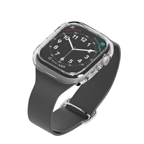 ■全透明&高透明仕様のApple Watch Series 10 42mm用 ガラスハイブリッドケース 強化ガラスモデル■キズに強い高硬度10Hの強化ガラスとしなやかなTPU素材のハイブリッドタイプ■耐衝撃の立体TPUフレームでガラスをしっ...