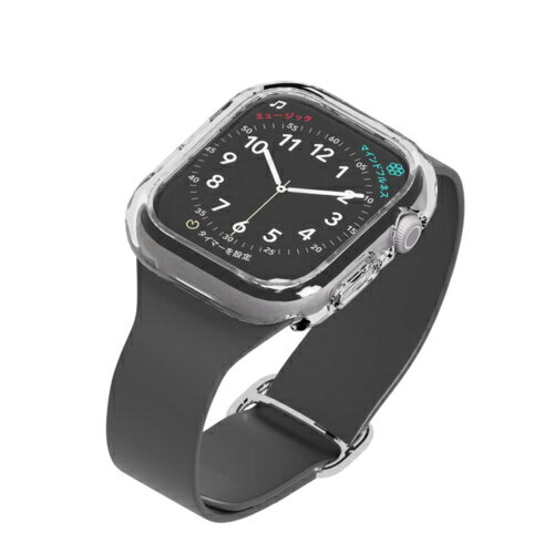 ■全透明&高透明仕様のApple Watch Series 10 42mm用 ガラスハイブリッドケース ゴリラガラスモデル■強靭で曲げに強いゴリラガラスとしなやかなTPU素材のハイブリッドタイプ■耐衝撃の立体TPUフレームでガラスをしっかり...