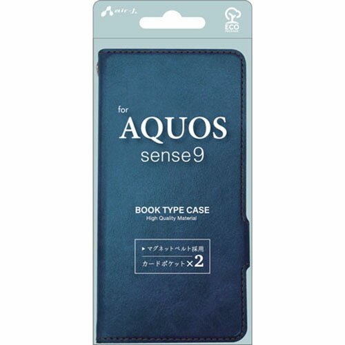 ■カードポケット ×2■ストラップホール ×2■マグネットミニベルト■着脱しやすいソフトケースACAQS9PBBL対応機種：AQUOS sense9本体ケース素材：PU、TPUBOOK TYPE CASE for AQUOS sense9