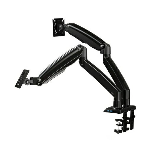 ■2画面で作業効率向上■長いアーム設計、高さ調節可能■クランプ式とグロメット式の二種類の取り付け方法に対応■VESA 対応75×75mmおよび100×100mmの二種類に対応HNDS33B対応モニターサイズ：13〜35インチVESA規格：7...