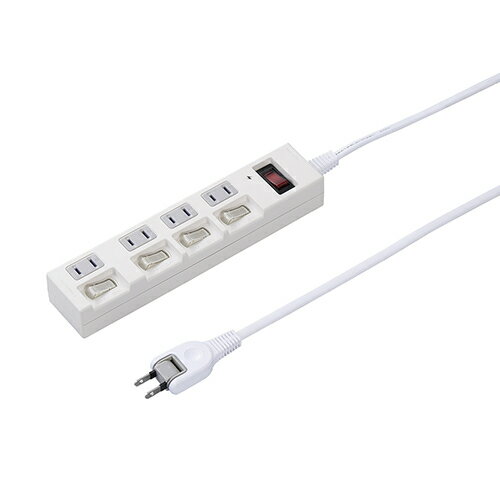 ■レーカー機能を兼ね備えた電源を一括でON/OFFできる、節電に便利なブレーカー内蔵集中スイッチ。1500Wを超えた状態で使用すると、ブレーカーが自動で作動し、電源をOFF!■雷ガード機能で、内蔵された素子が落雷により電線から伝わる雷サージ...