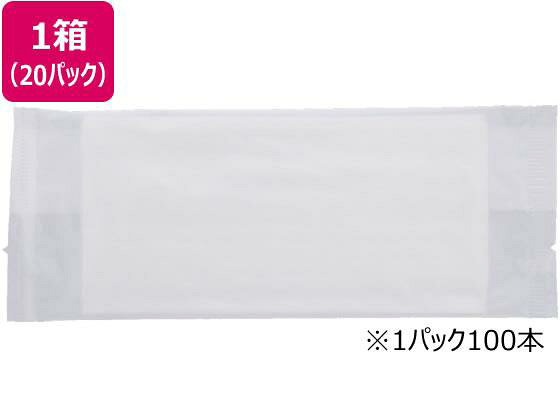 【代引不可商品】仕入先よりお客様宅へ直送手配いたします商品です。そのため代引きは対応致しかねます。●仕様：平タイプ●シートサイズ：18．5×20cm●材質：レーヨン不織布●坪量：40g／m2●注文単位：1箱（100本×20パック）※メーカー...