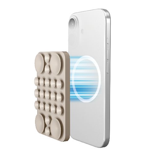 ■壁や鏡、窓ガラスなどの平らな面にシリコン吸盤で簡単に吸着可能。スマートフォンを自由な向きで固定できます。※素材によっては吸着できない場所があります。※取り付け面は、必ず平らで清潔な状態にしてください。※落下するおそれがあるため、長時間の連...