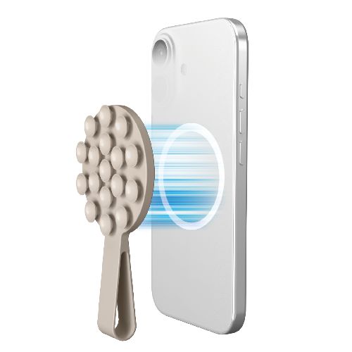 ■壁や鏡、窓ガラスなどの平らな面にシリコン吸盤で簡単に吸着可能。スマートフォンを自由な向きで固定できます。※素材によっては吸着できない場所があります。※取り付け面は、必ず平らで清潔な状態にしてください。※落下するおそれがあるため、長時間の連...