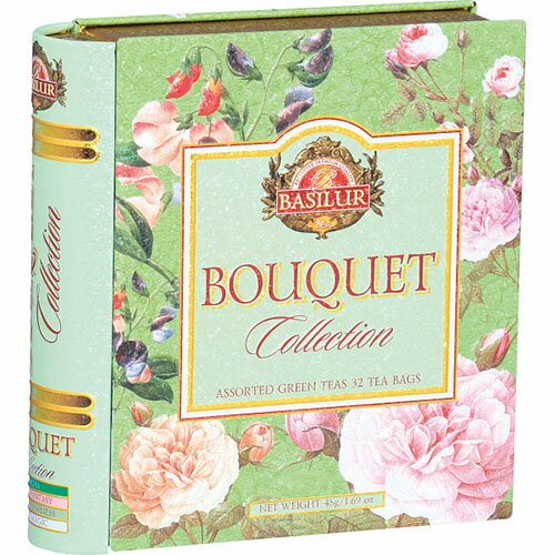 ■グリーンフレッシュネス1.5g・センチャ1.5g・ホワイトマジック1.5g・クリームファンタジー1.5g×各8グリーンティーベースのフレーバーティーを揃える「ブーケ」シリーズより、アソート製品をブックタイプでご用意しました。4種類のティー...