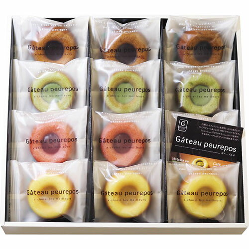 ■ガトープルポ（カフェモカ・抹茶・いちご・レモン）×各3円形にしたフィナンシェ生地をしっとりと焼き上げ、コンフィチュール＆ショコラで味にアクセントをそえて。「ちょっと（peu）」「ひとやすみ（repos）」という名前の午後のティータイムにぴ...