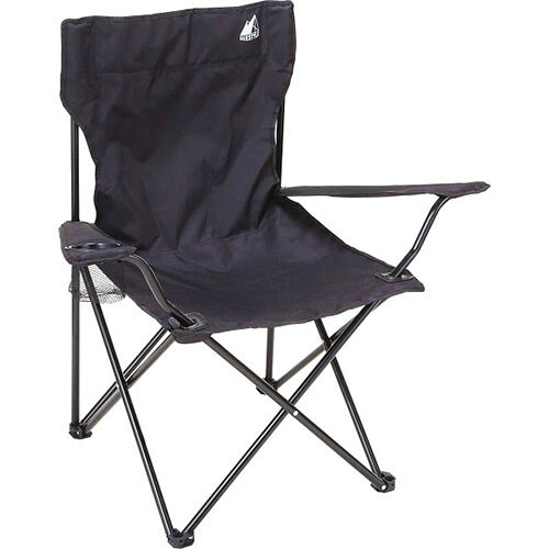 ■座面高＝約40cm■耐荷重＝約80kg＜メーカー調べ＞■収納袋付ドリクホルダー付きのアウトドアチェア。持ち手付きの専用収納袋に入っているので、持ち運び簡単で収納も便利です。地面に接する脚先にグリップ力のある滑りにくいパーツを使用しています。　