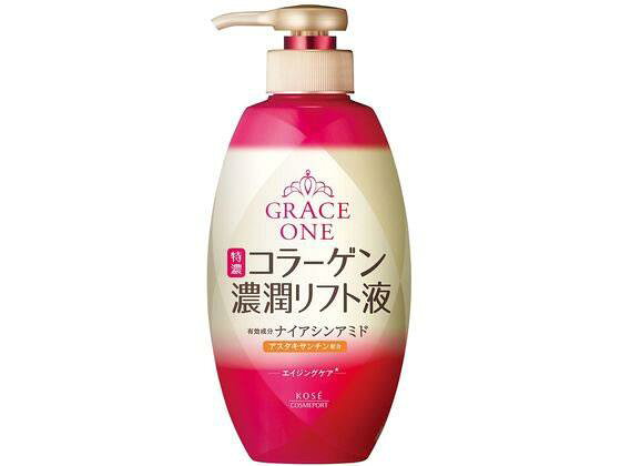 1品6役、シワ改善×シミ対策オールインワン美容液●有効成分ナイアシンアミド配合。●シワを改善しシミを予防する効果のある1品6役のオールインワンエッセンス。●くすみ＊もケアしてハリツヤ肌へ。＊乾燥による●内容量：230mL●成分：ナイアシンア...