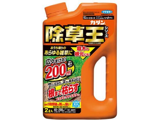 しっかり付着して根まで枯らす除草剤●空き地や駐車場などの広いスペースもしっかりカバー。●適用拡大でより広くまけるようになりました。●散布後1時間の雨でも流れてしまうことなく安定した効果を発揮します。●薬剤は土壌に落ちるとすみやかに吸着・不活...
