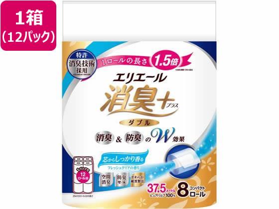 消臭＆防臭のW効果トイレットペーパーの「芯」に3つの消臭・防臭成分を配合。この消臭＋、1つで尿のニオイも便のニオイも軽減し、トイレに入るたびに、さわやかな香りが広がります。●長さ：37．5m●紙幅：114mm●フレッシュクリアの香り※消臭剤...