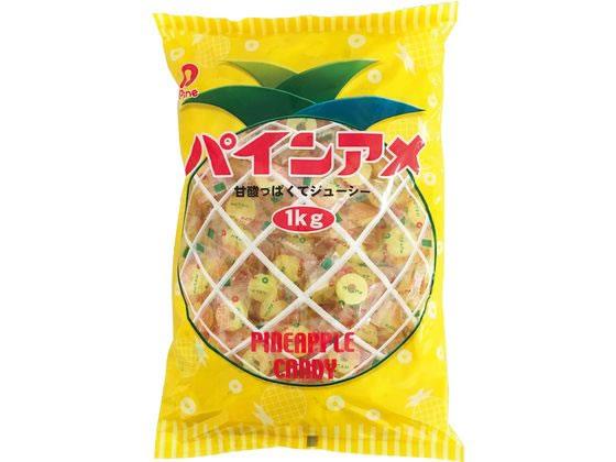 パインアメの業務用サイズです。●看板商品の『パインアメ』がたっぷり1キログラム入っています！レギュラーサイズのパインアメのデザインをそのまま生かしたパッケージです。●軽減税率8％●内容量：1kg※メーカーの都合により、パッケージ・仕様等は予...