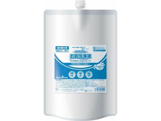 おむつ交換にも使える！お肌スッキリ植物由来の石けん配合。優しくきれいに汚れを落とします。保湿成分配合で洗浄後はお肌しっとり。やさしいせっけんの香りでさわやか。●内容量：900ml●香り：せっけんの香り●詰め替え用●入数：1本※メーカーの都合...