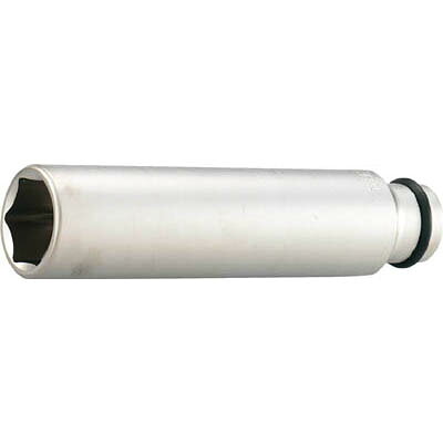 ■無電解メッキのインパクト用ソケットです。4NV17L150●全長(mm):150●対辺寸法(mm):17●差込角(mm):12.7材質仕上・構造用鋼※メーカーの都合により、パッケージ・仕様等は予告なく変更になる場合がございます。　