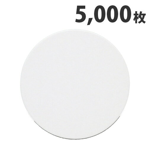 定番の白無地コースター。1mmの厚みだから適度に水分を吸水します。■商品詳細メーカー名：大黒工業内容量：5000枚サイズ：1.0mm厚×φ85mm材質：紙購入単位：1箱(5000枚)配送種別：在庫品【検索用キーワード】49751395224...